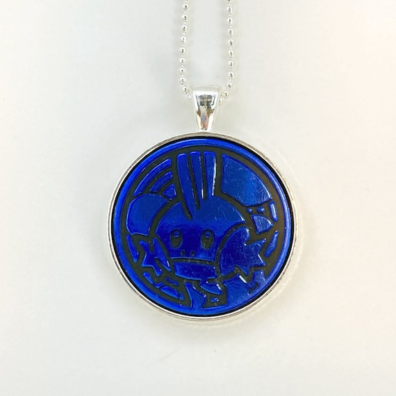 Mudkip Pokemon Necklace OR Keychain Upcycled Pokemon Coin | Etsy