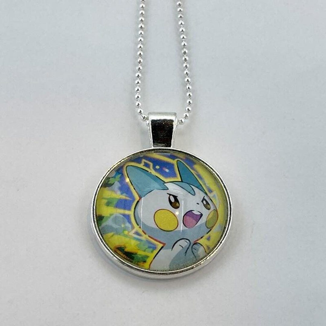 Pachirisu Necklace - Upcycled Pokemon Card Pendant - Pokemon Necklace ...