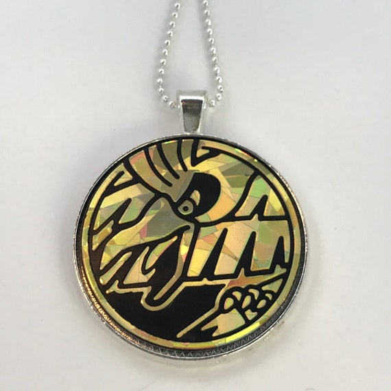 Ho oh Necklace Pokemon Necklace OR Keychain Upcycled Pokemon Coin Pendant Ho oh Pokemon Pendant Pokemon Coin Necklace Legendary Etsy