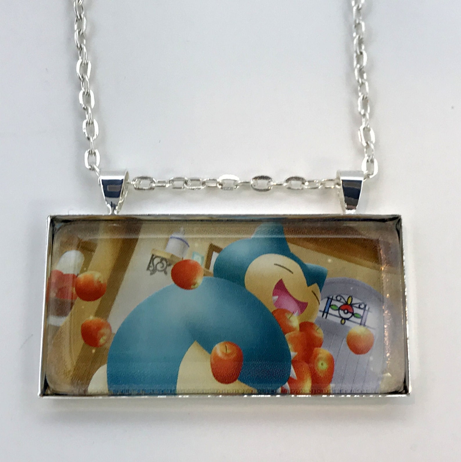 Snorlax Necklace Pokemon Card Necklace Upcycled Pokemon - Etsy Nederland