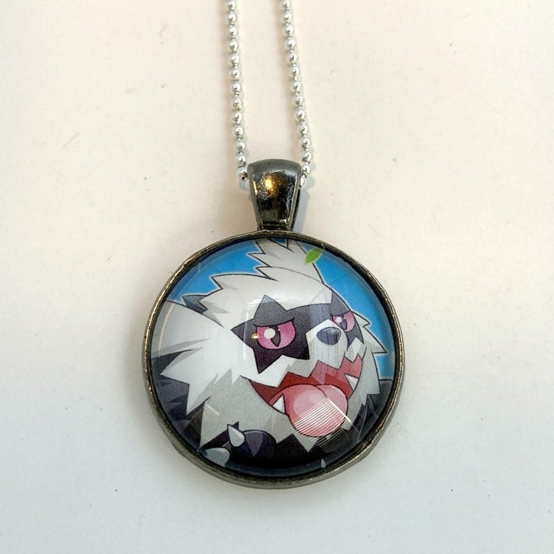 Galarian Zigzagoon Pokemon Necklace OR Keychain Upcycled Pokemon Card ...
