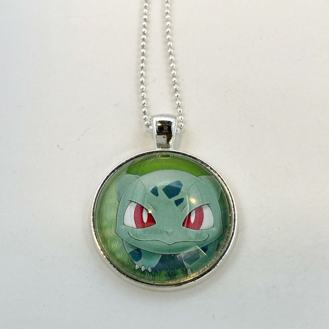 Bulbasaur Pokemon Necklace OR Keychain Upcycled Pokemon Card - Etsy