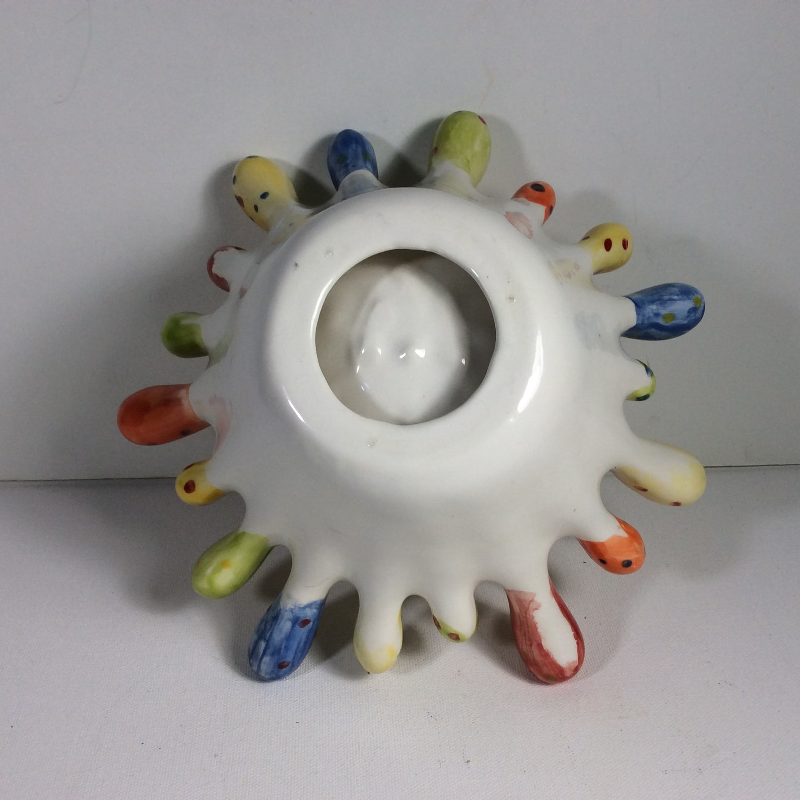 Hand Made Raindrop Splash Ceramic Pottery Bowl - Etsy