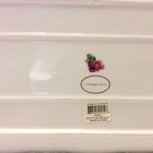 I. Godinger and Co. Rose Roses Decor Serving Tray With Handles. - Etsy