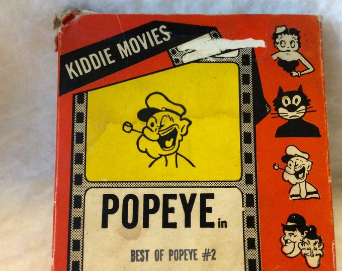 Vintage 1940s Popeye 8mm 200 Foot Film Best of Popeye #2. Free Ship to ...