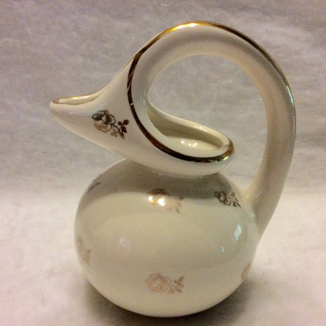 Vintage 22k Gold Trim Pitcher Pourer Creamer. Free Ship - Etsy