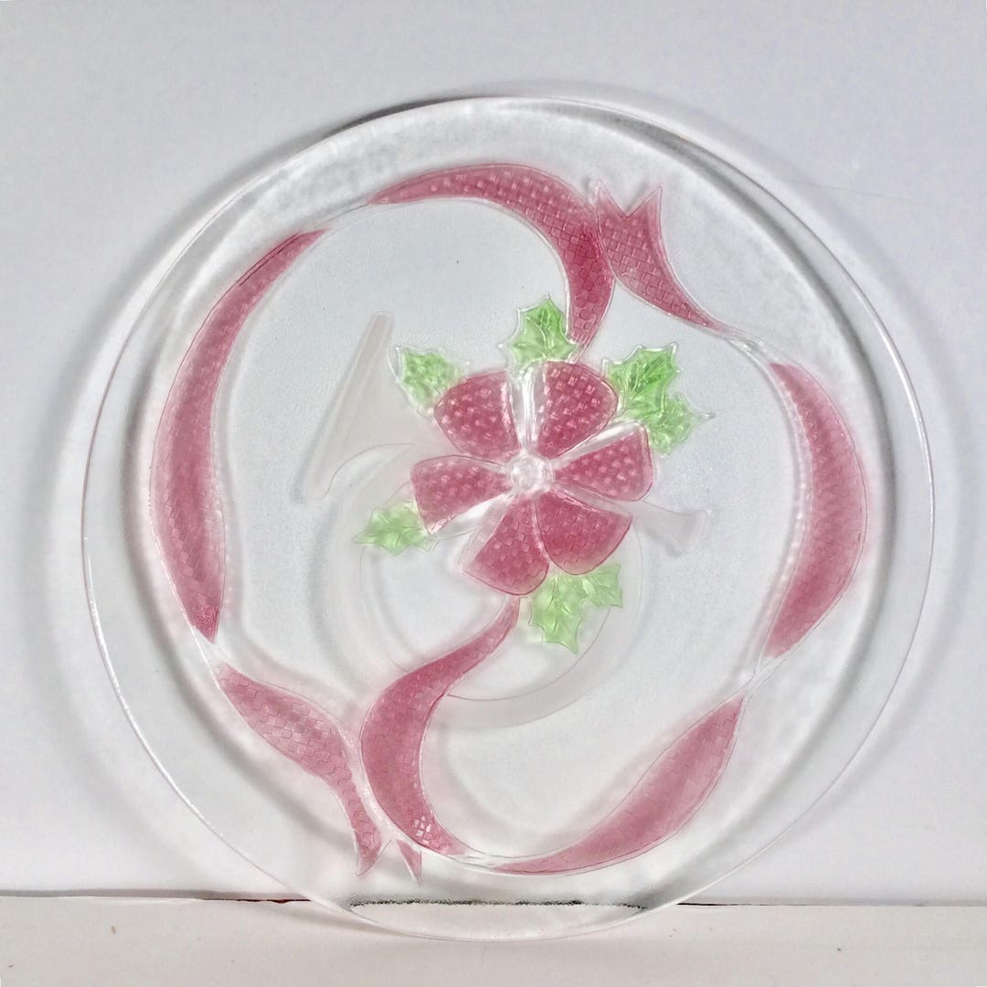 Smith Glass Company Carnival Glass Plate 1940s. - Etsy