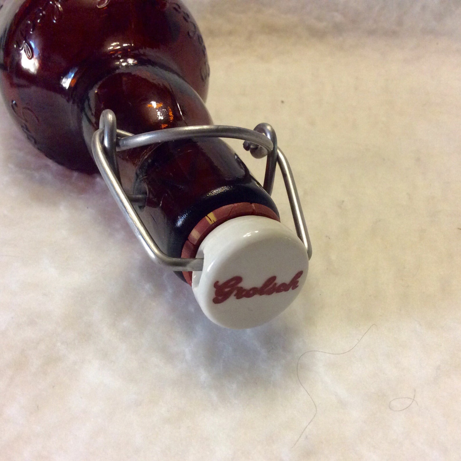 Grolsch Beer Amber Glass Bottle With Ceramic Snap Top 1950s - Etsy
