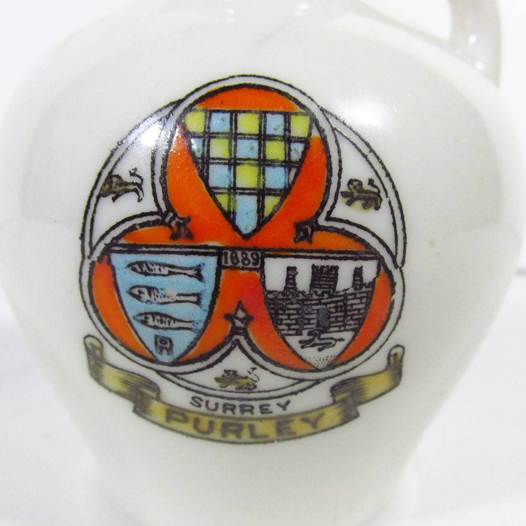 Corona en miniatura Coronet Ware England Surrey Purley cresta. - Etsy ...