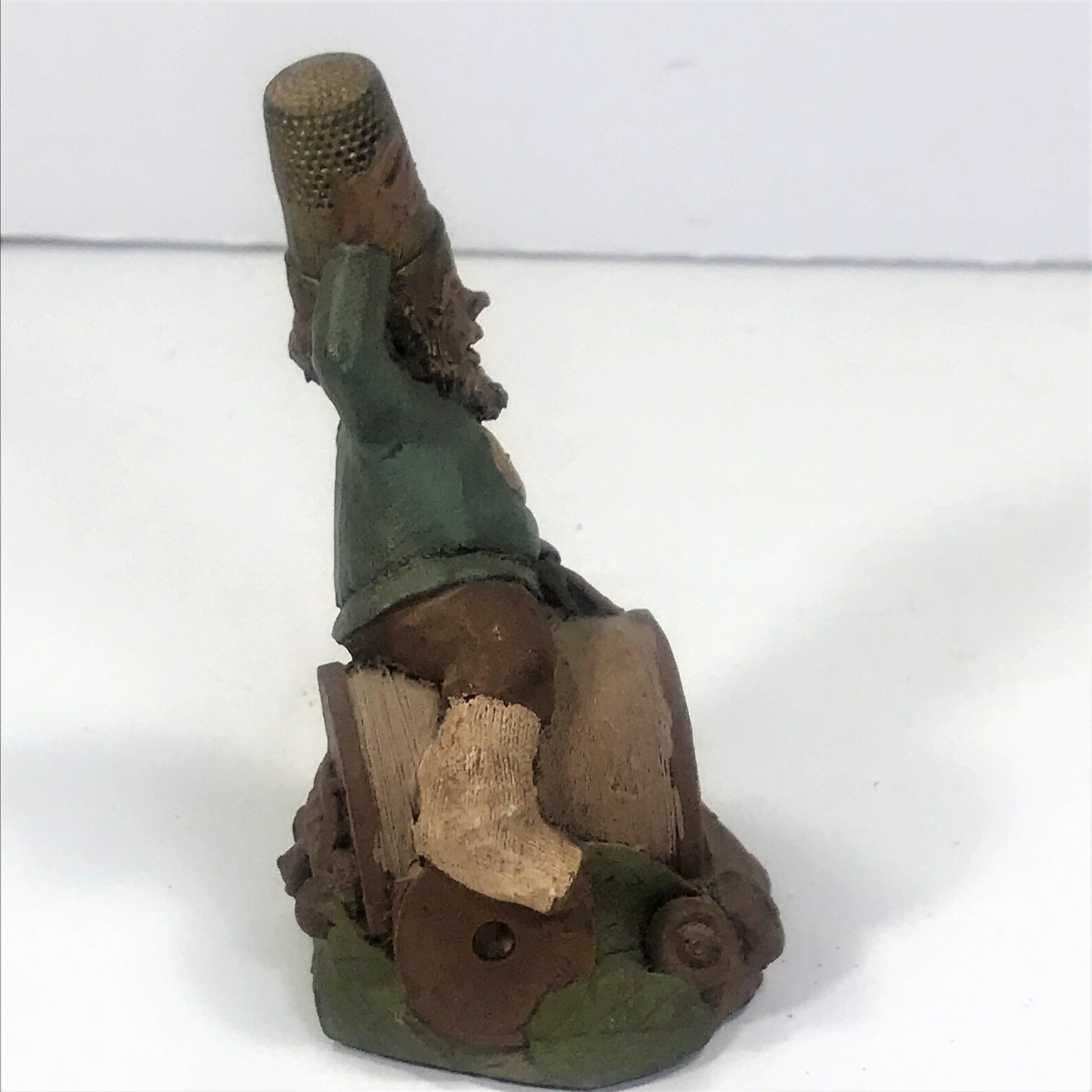 Tom Clark Sewing Gnome Thimble Hat Named Darn Resin Figurine - Etsy