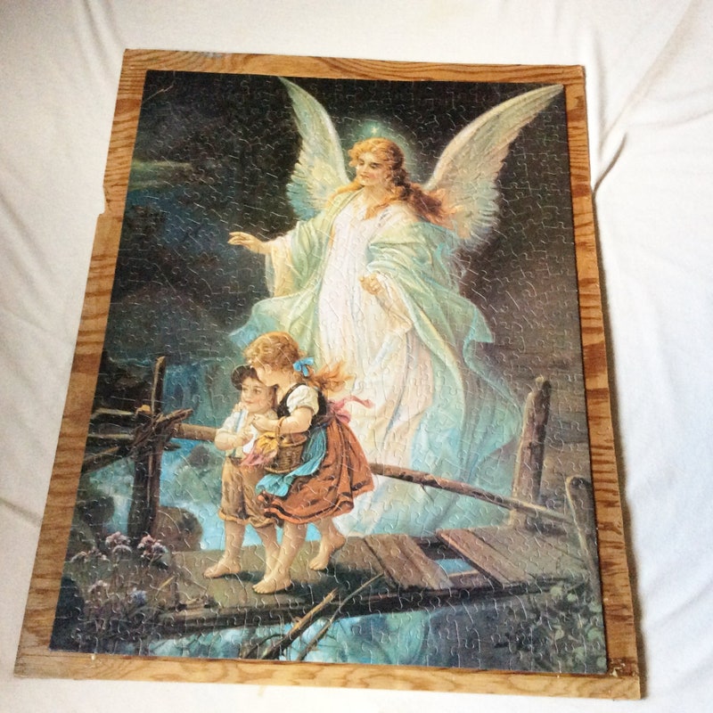 Guardian Angel Crossing Bridge - Etsy