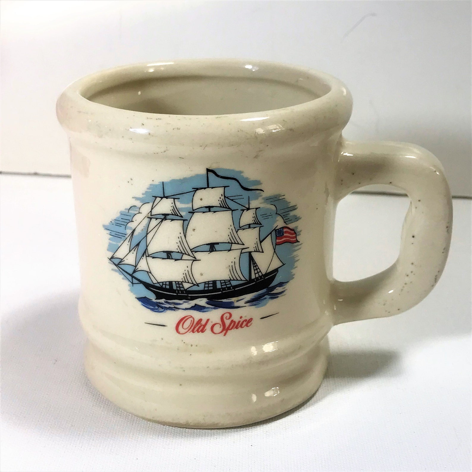 Vintage Old Spice Coffee Mug Shavers Mug Script Writing 1950s - Etsy