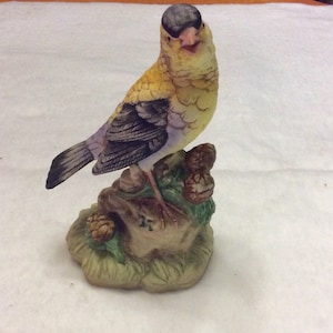 Vintage 1950's Lefton China Goldfinch KW 7457 - Etsy