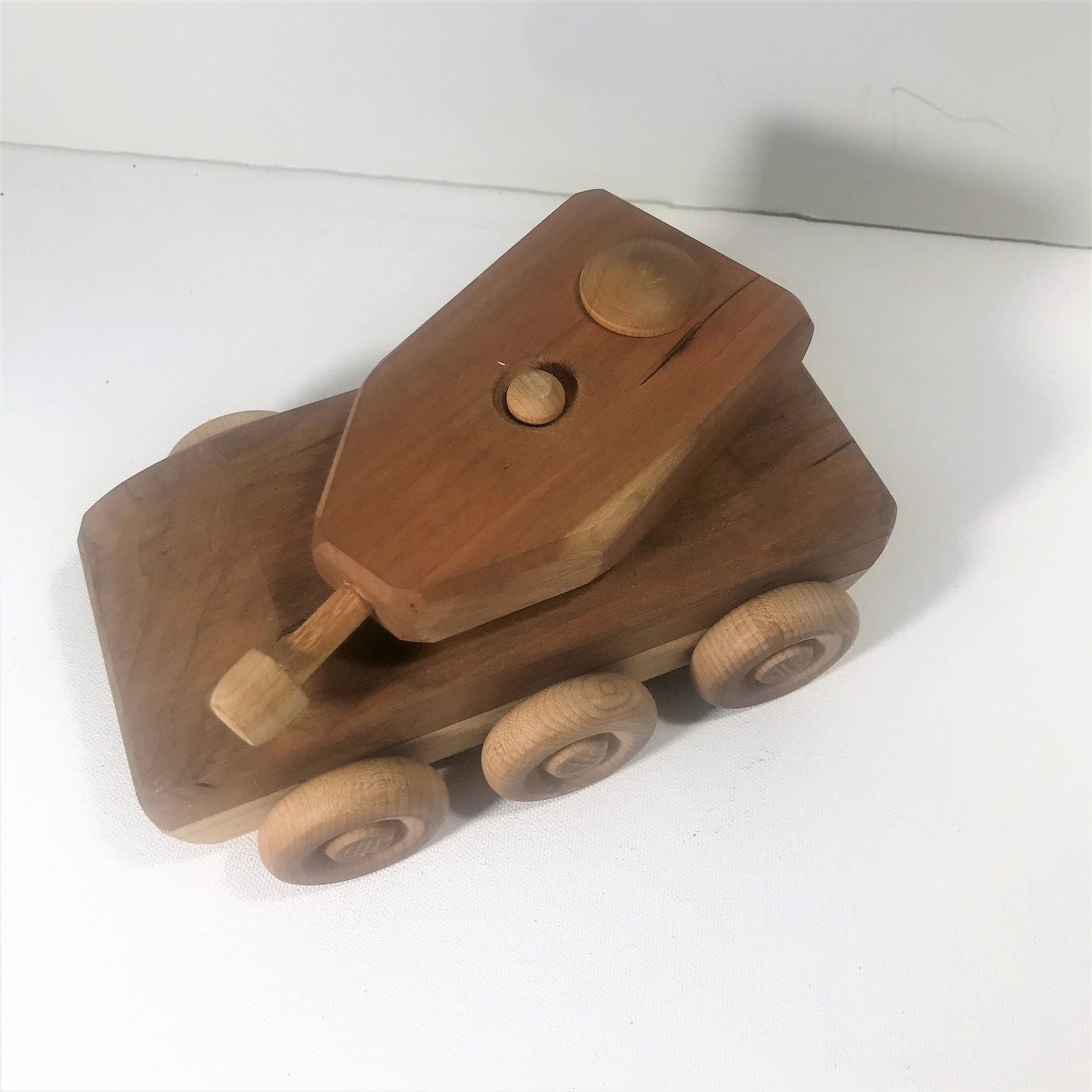 Vintage Handmade Wood Wooden Tank Toy Rolls Moves - Etsy