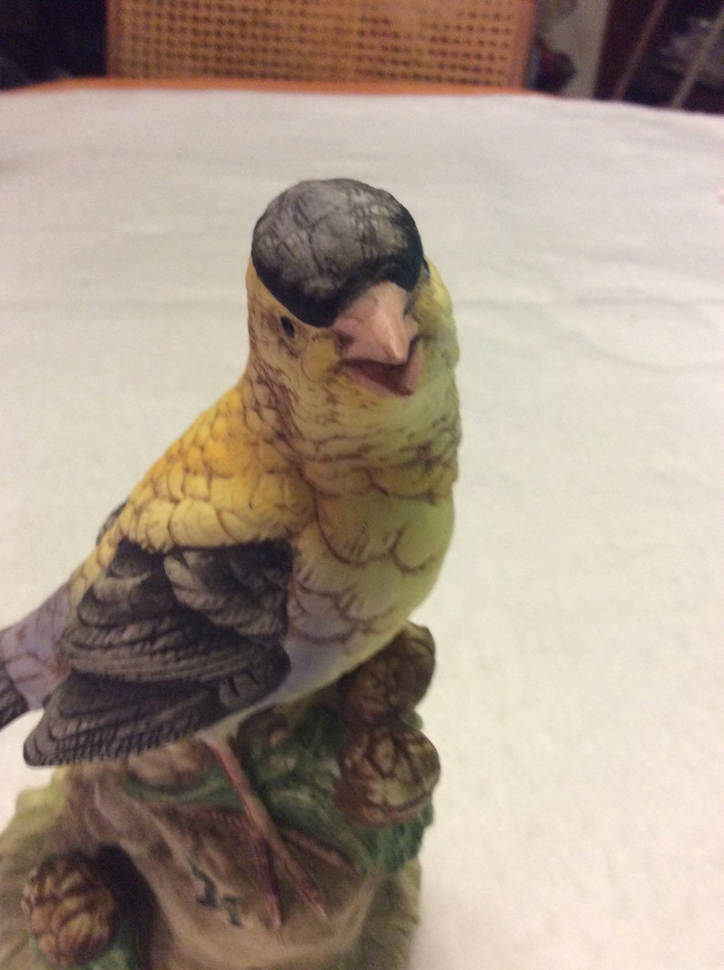 Vintage 1950's Lefton China Goldfinch KW 7457 - Etsy