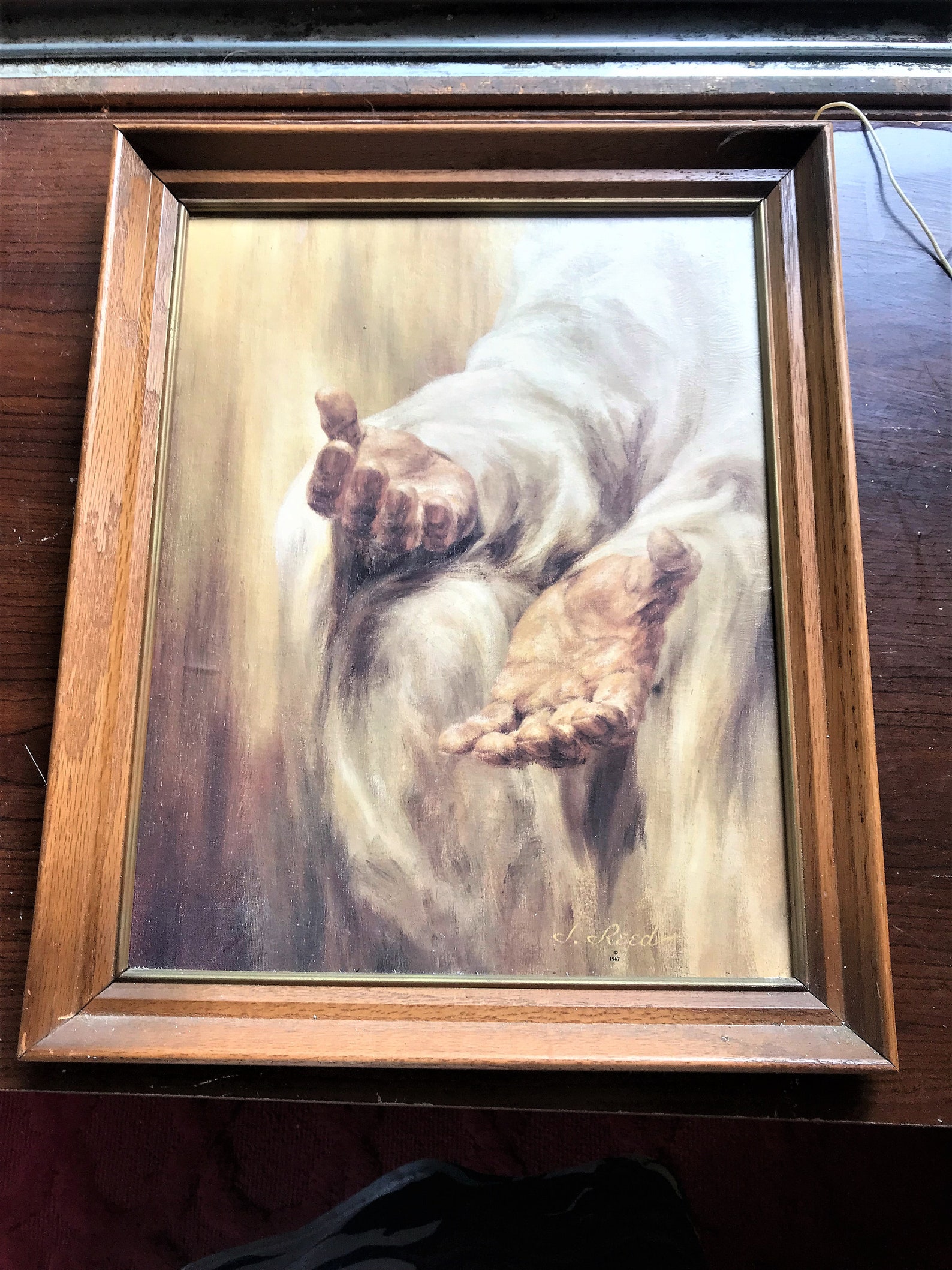 J Reed Come Unto Me lithograph print 1967 copyright. Excellent | Etsy