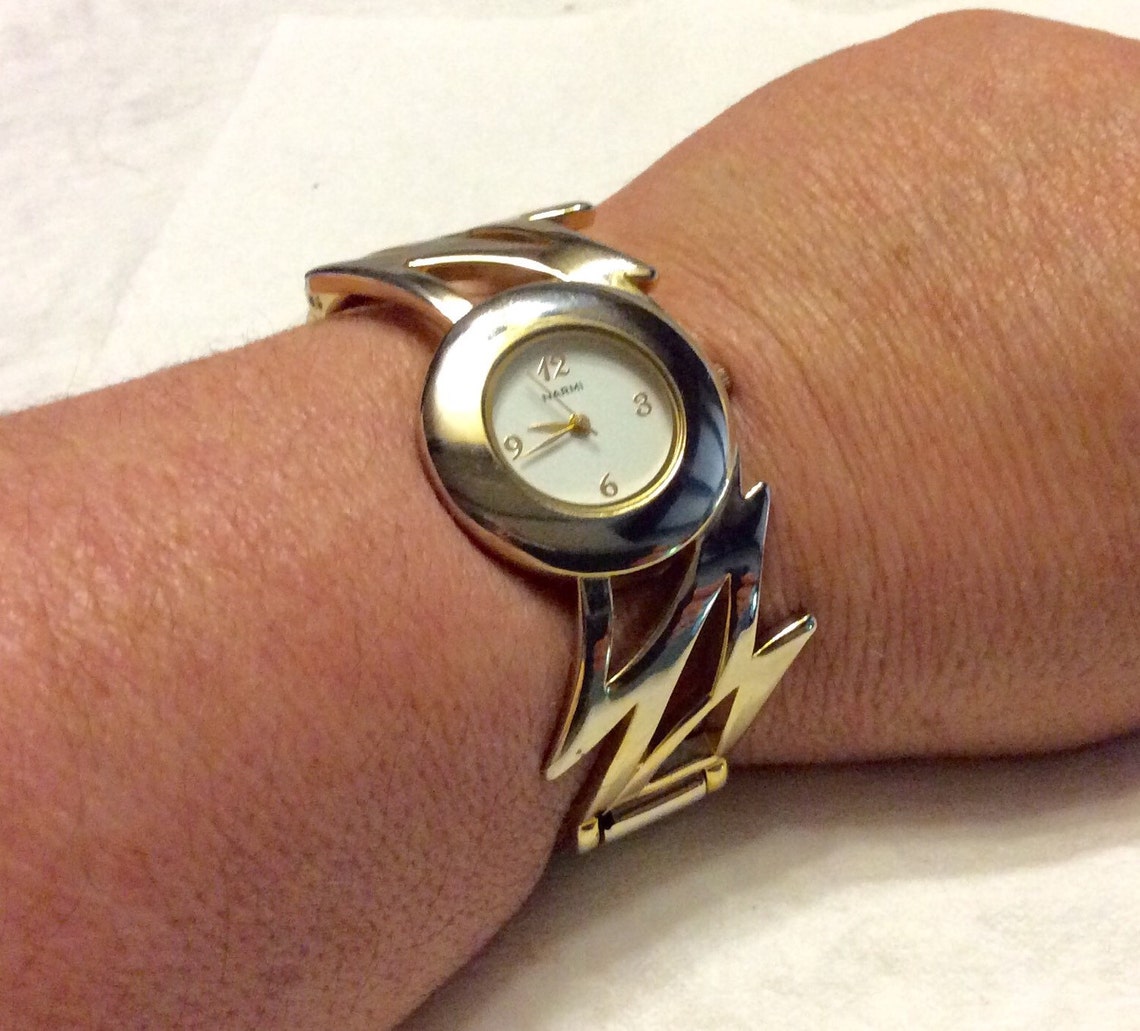 Narmi Ladies Wrist Watch Cuff Bracelet Design Working. - Etsy