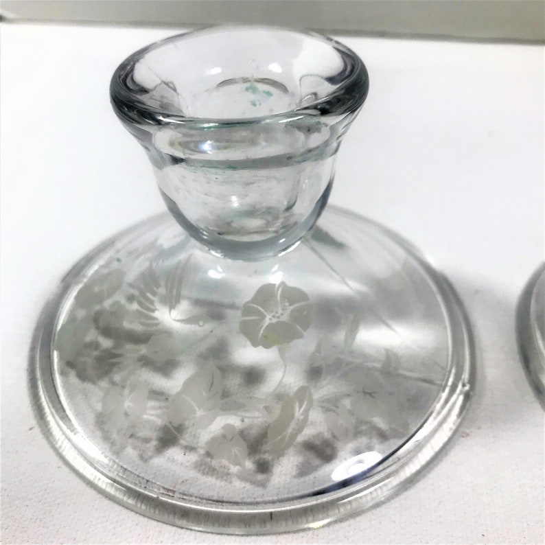 Vintage Avon Lead Crystal Etched Hummingbird Floral Candle - Etsy