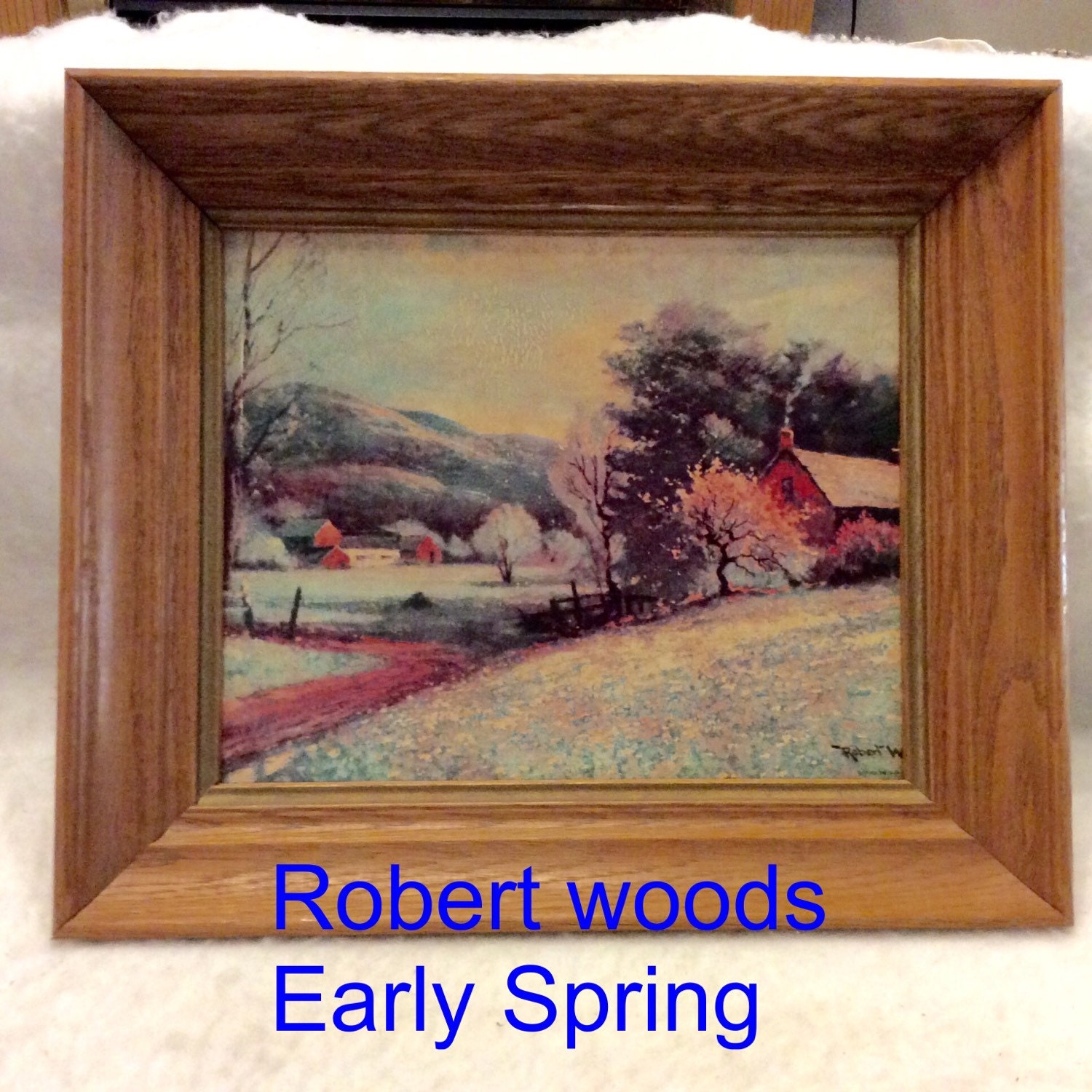 Robert Wood Early Spring Lithograph Mid Century Vintage. - Etsy