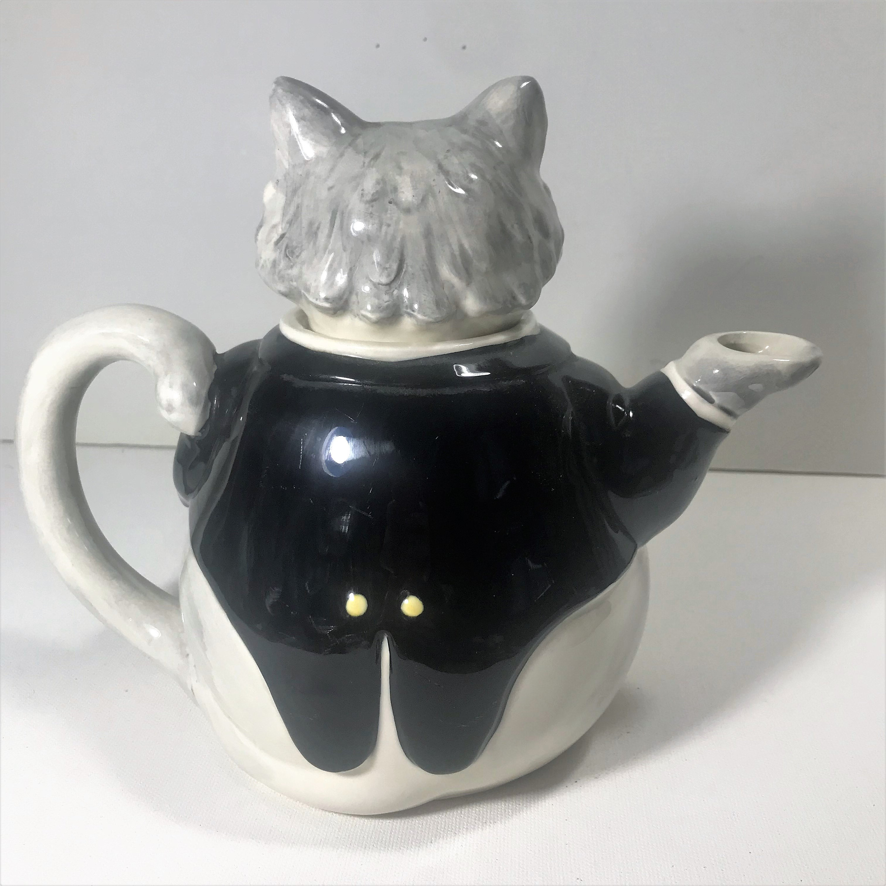 Vintage Mary Ann Baker Cat and Rabbit Teapot. - Etsy