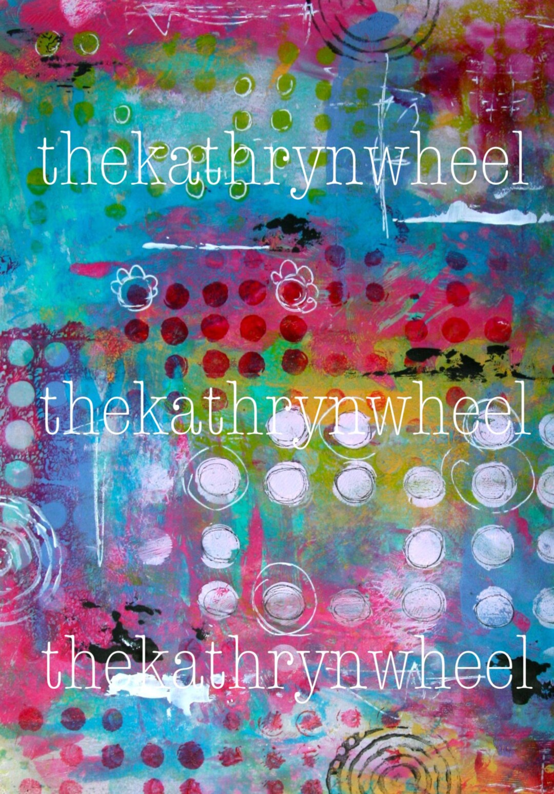 Set of 4 Mixed Media Backgrounds, Instant Download, Digital Art, Art ...