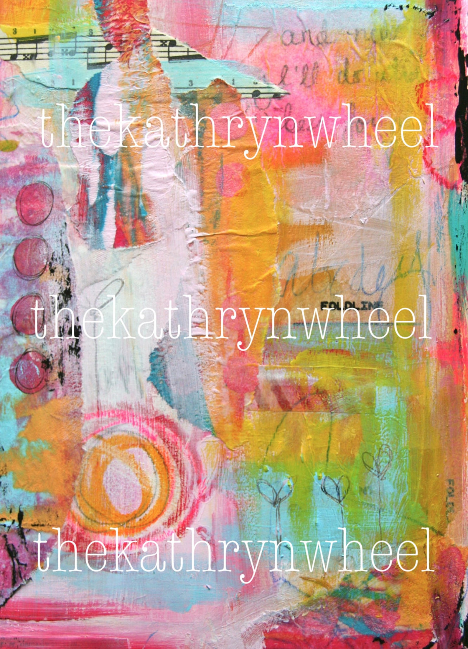 Set of 4 Mixed Media Backgrounds Instant Download Digital - Etsy