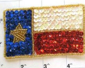 Texas Flag Sequin - Etsy