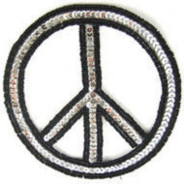 Peace Sign Applique - Etsy