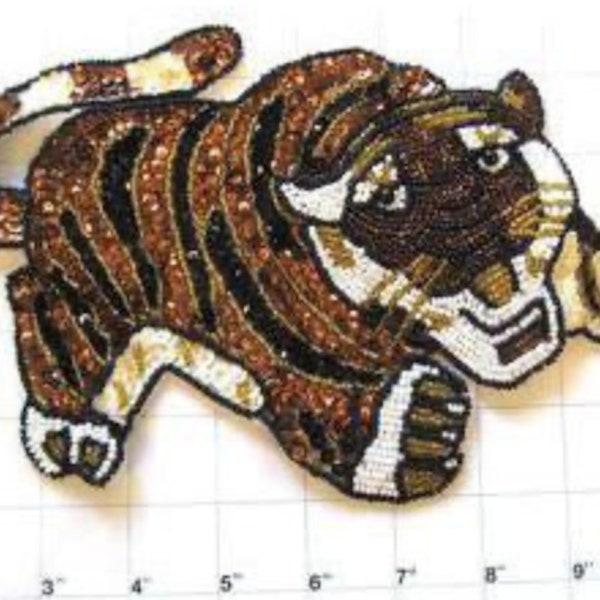 Tiger Applique - Etsy