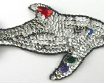 Dolphin Applique | Etsy