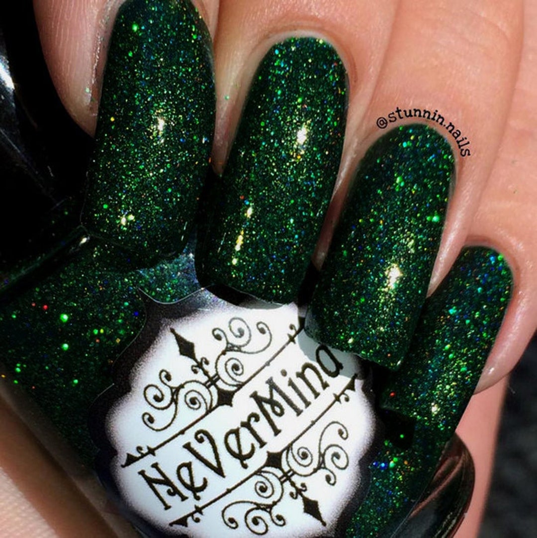 Dost Thou Comprehend? - Green Holographic Nail Polish - Emerald Holo ...