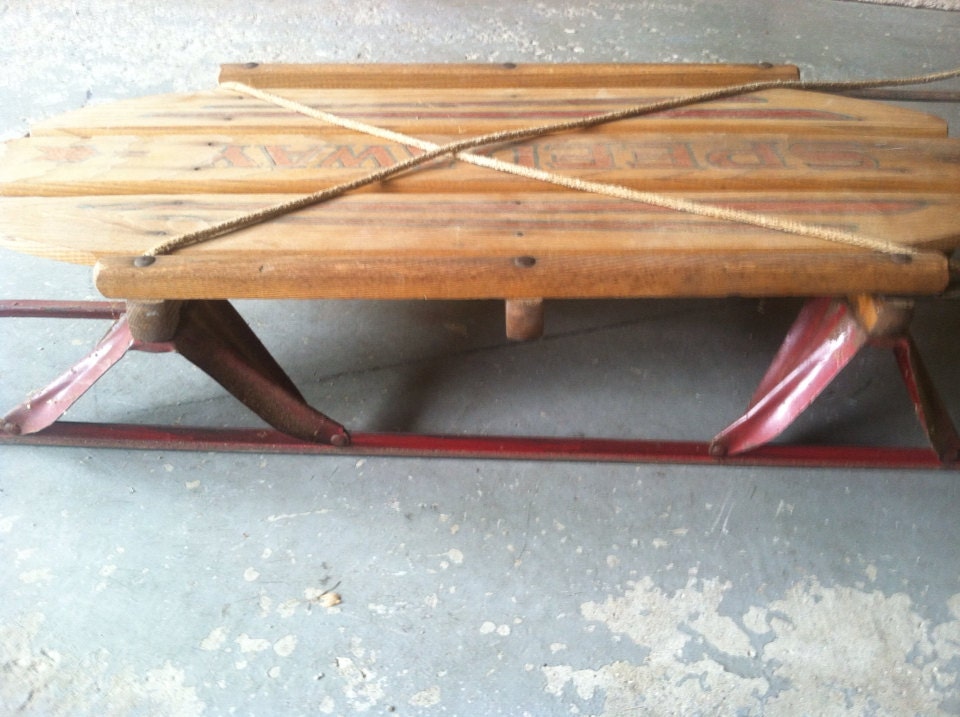Vintage Speedway Sled | Etsy