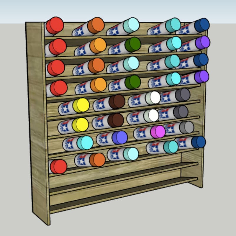 Spray Paint Rack - Etsy
