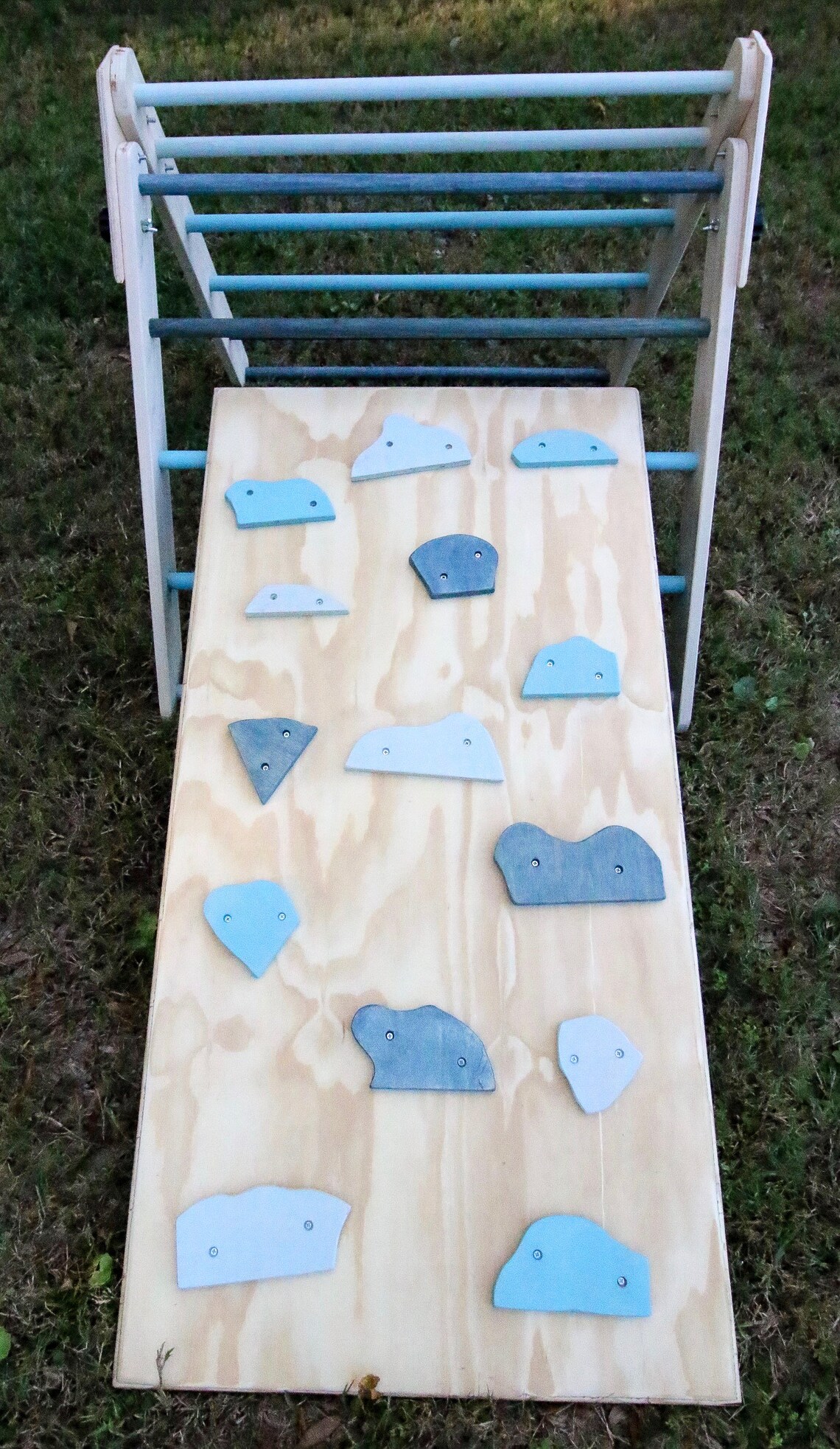 Foldable Pikler Inspired Climbing Triangle AND Climbing Arch Rocker ...