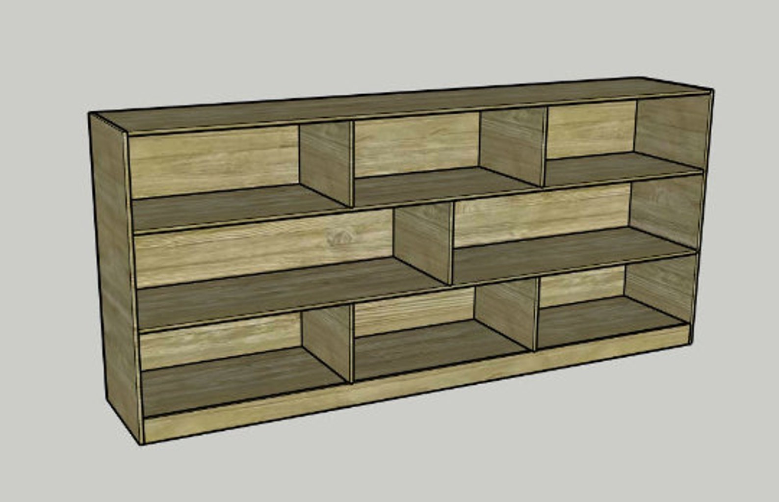 BUNDLE Montessori Forward Facing Bookshelf + Toy Shelf WOODWORKING ...