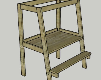 Kitchen Helper Plans - Etsy