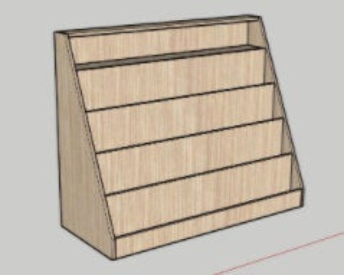 BUNDLE Montessori Forward Facing Bookshelf Toy Shelf - Etsy