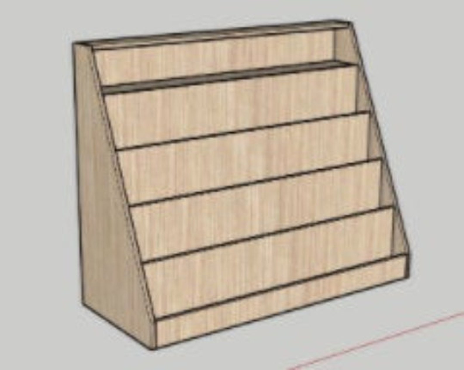 BUNDLE Montessori Forward Facing Bookshelf + Toy Shelf WOODWORKING ...