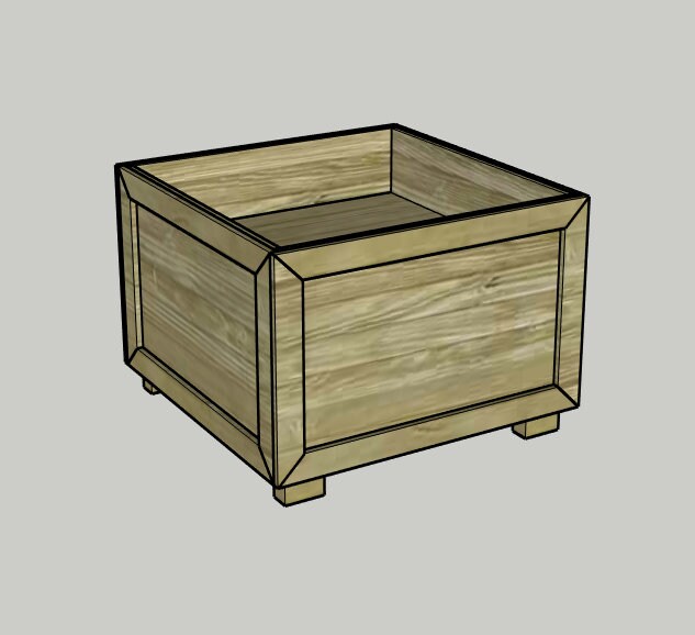 DIY Christmas Tree Box Stand Woodworking PDF Plans Printable - Etsy