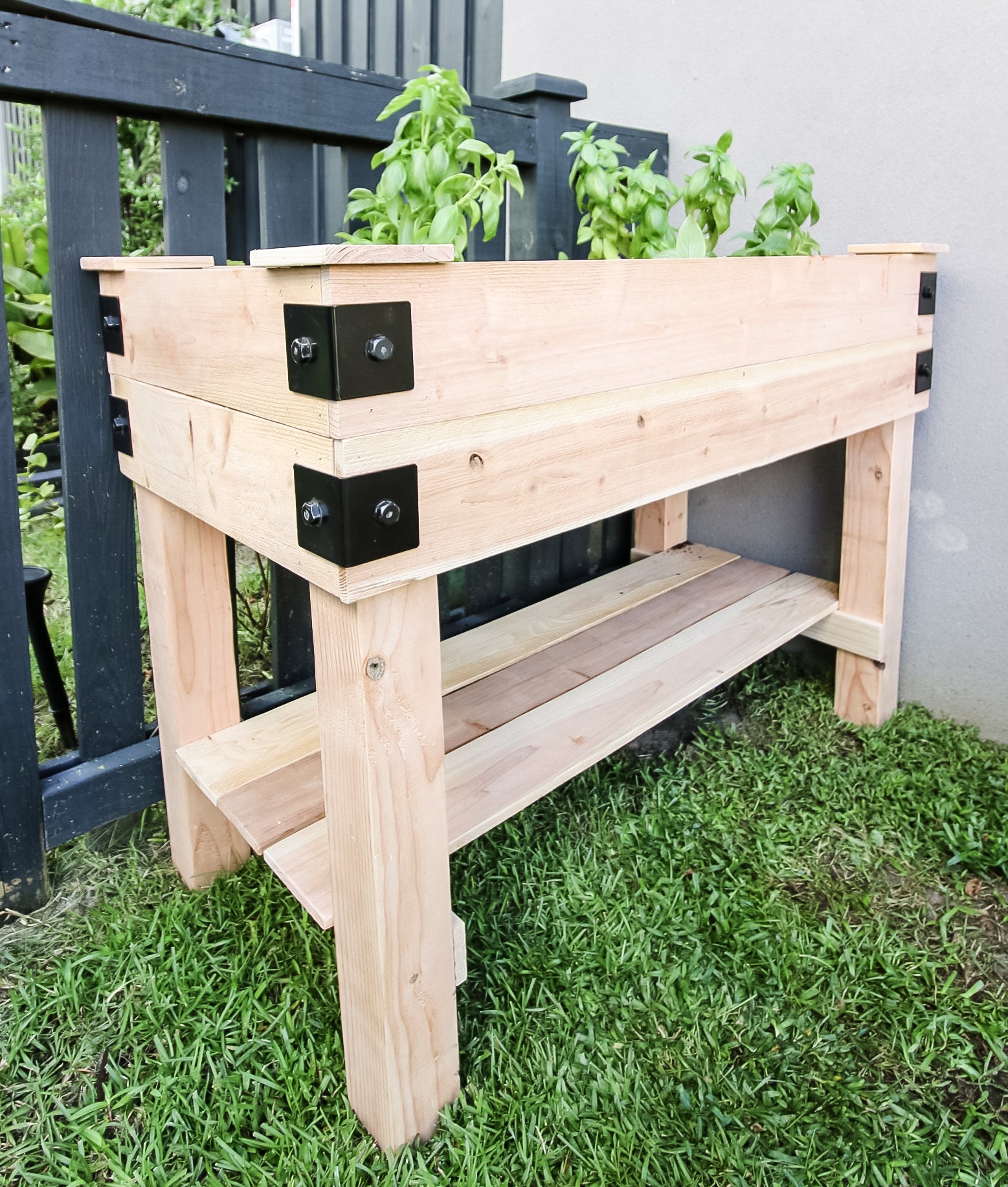 Diy Elevated Garden Bed With Legs Printable Pdf Woodworking Plans Etsy