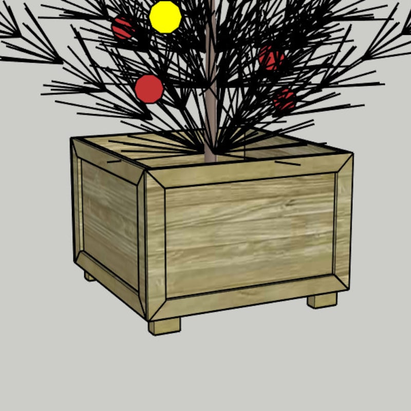 Christmas Tree Box - Etsy