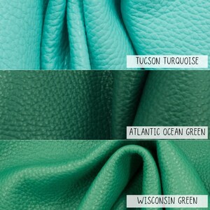 Pebble Grain Cowhide Leather Sheets Cowhide Colorful Vibrant Leather ...