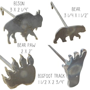 Rustic Branding Iron | Animals & Nature Designs | Jaguar, Bigfoot ...