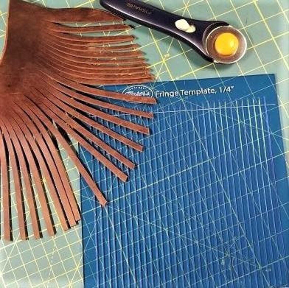 Makers Supply / Acrylic Fringe Template / Leatherwork Tools / - Etsy