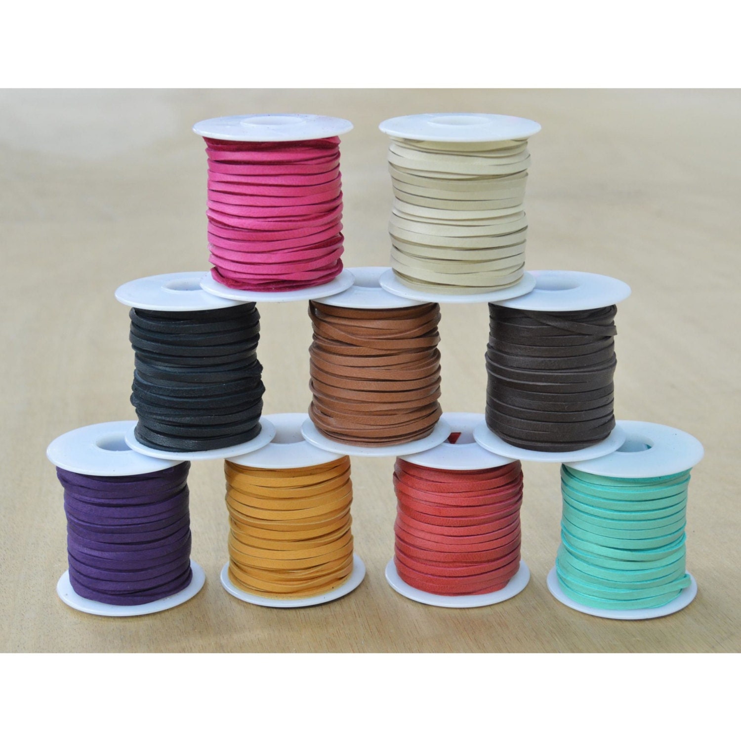 Deerskin Lace Spool 1/8 x 50' Leather lacing CHOOSE | Etsy