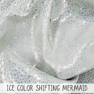 Mermaid Color Shifting / Holographic Slick / Genuine Leather / - Etsy