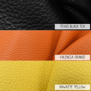 Pebble Grain Cowhide Leather Sheets Cowhide Colorful Vibrant Leather ...