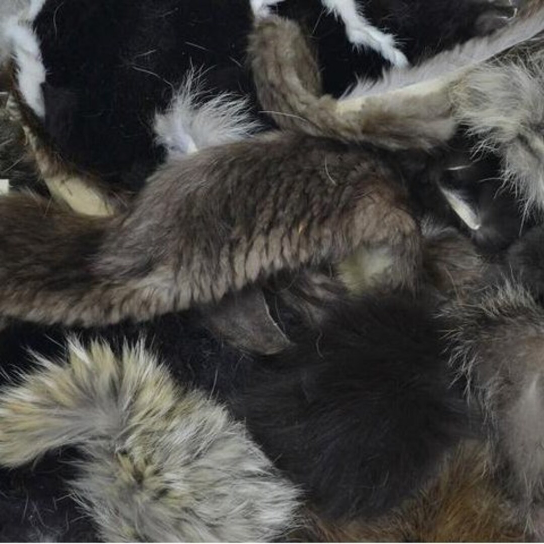 Genuine Animal Fur Scraps Fox Scraps Coyote Scraps Raccoon - Etsy