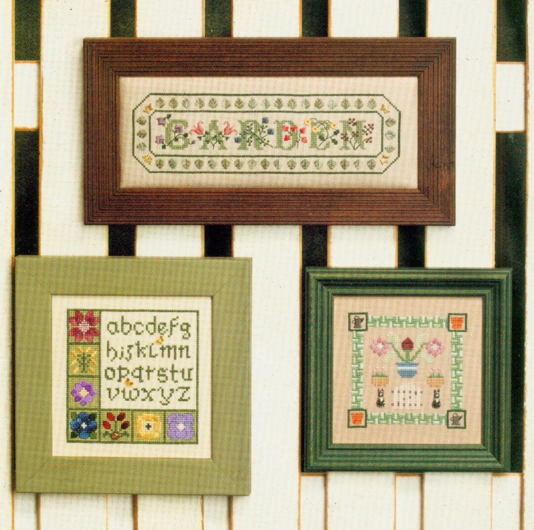 Garden Samplers by Elizabeth's Designs - Etsy