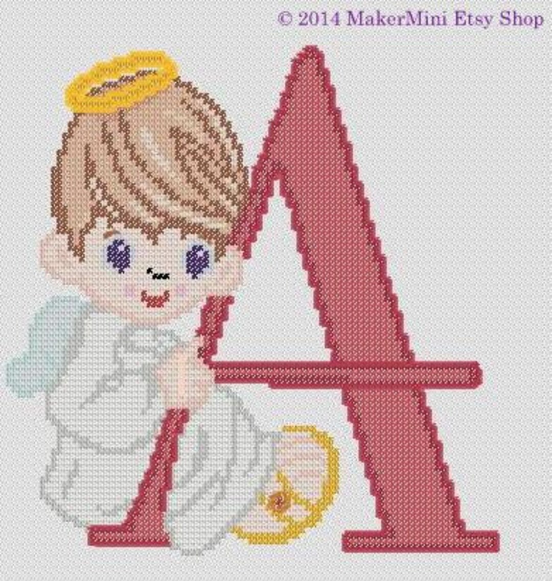 Angel - Cross Stitch Pattern - Etsy